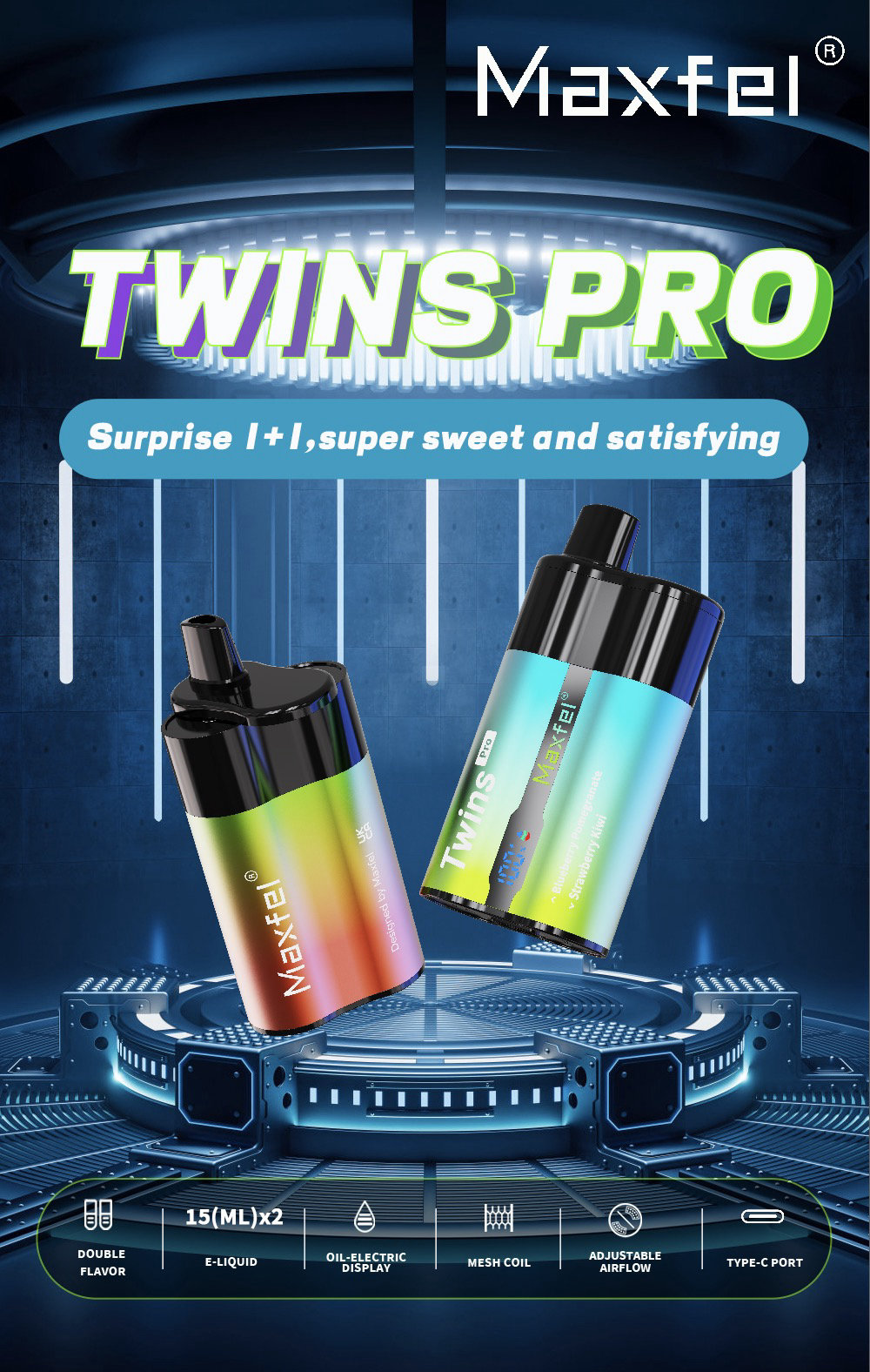 TWINS PRO_DISPOSABLES_Maxfel Vape