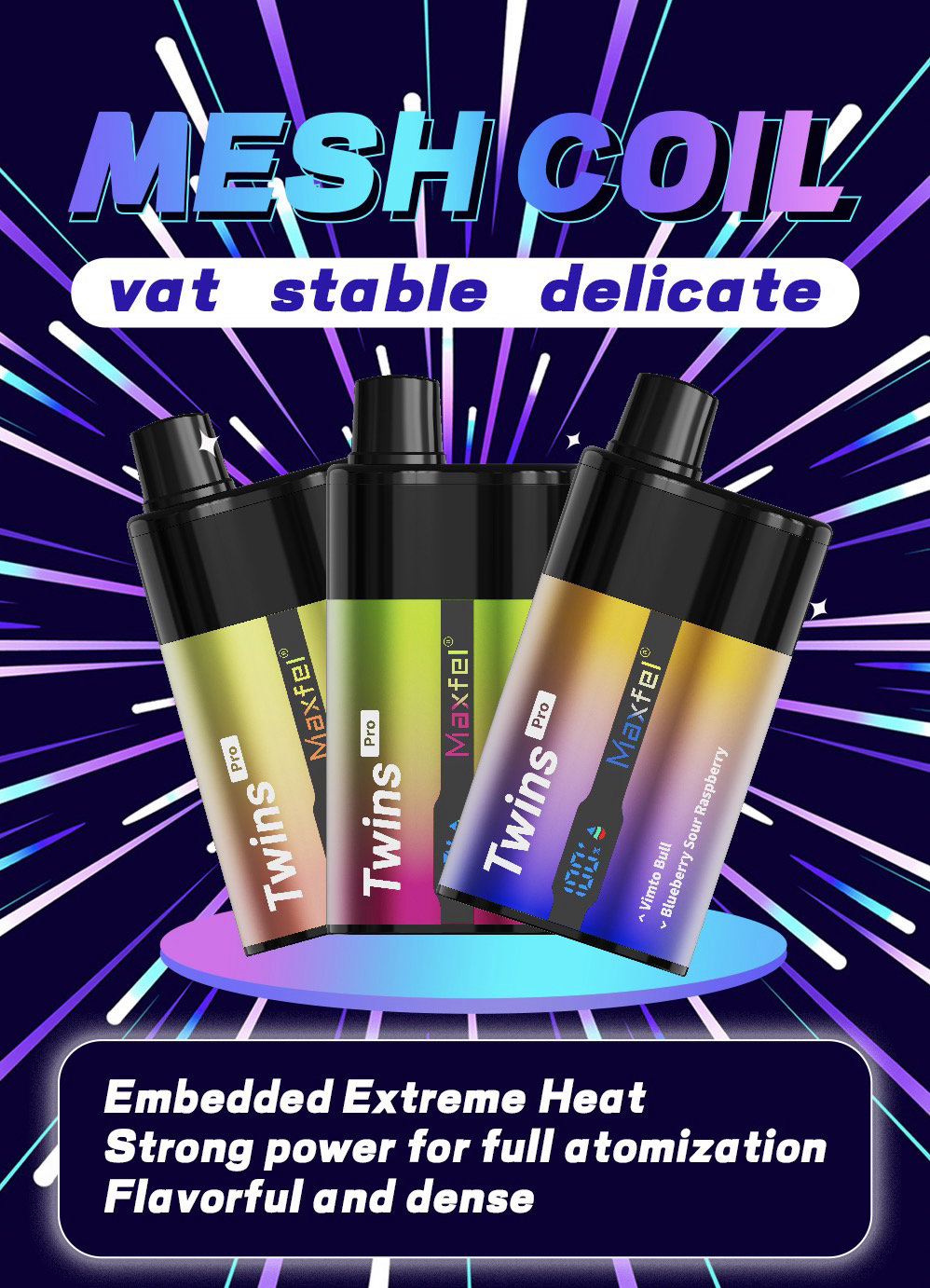 TWINS PRO_DISPOSABLES_Maxfel Vape